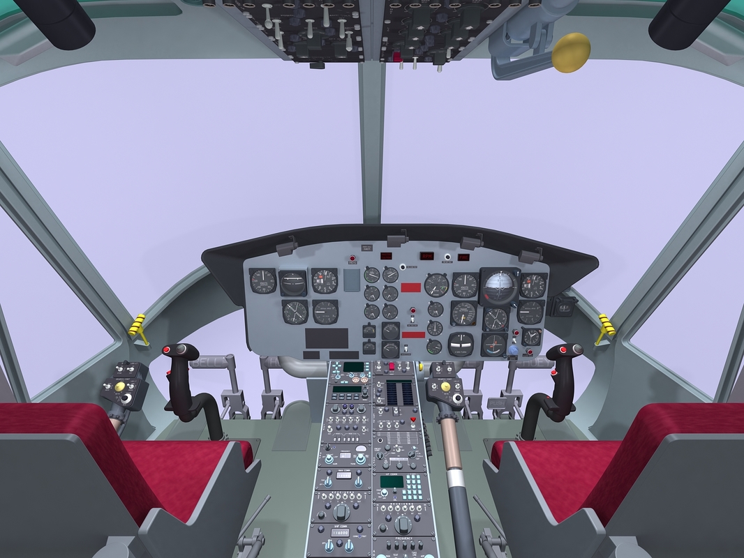 bell uh-1h helicopter cockpit max
