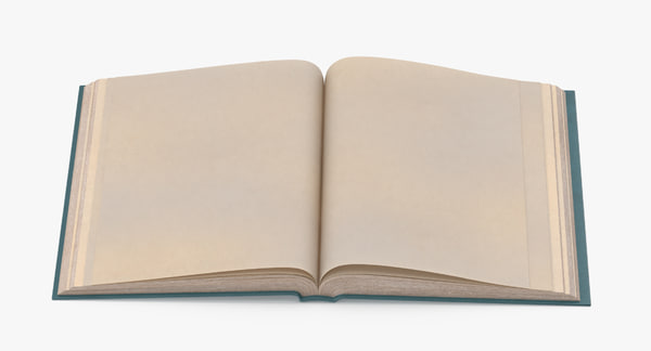 classic book 04 open 3d max