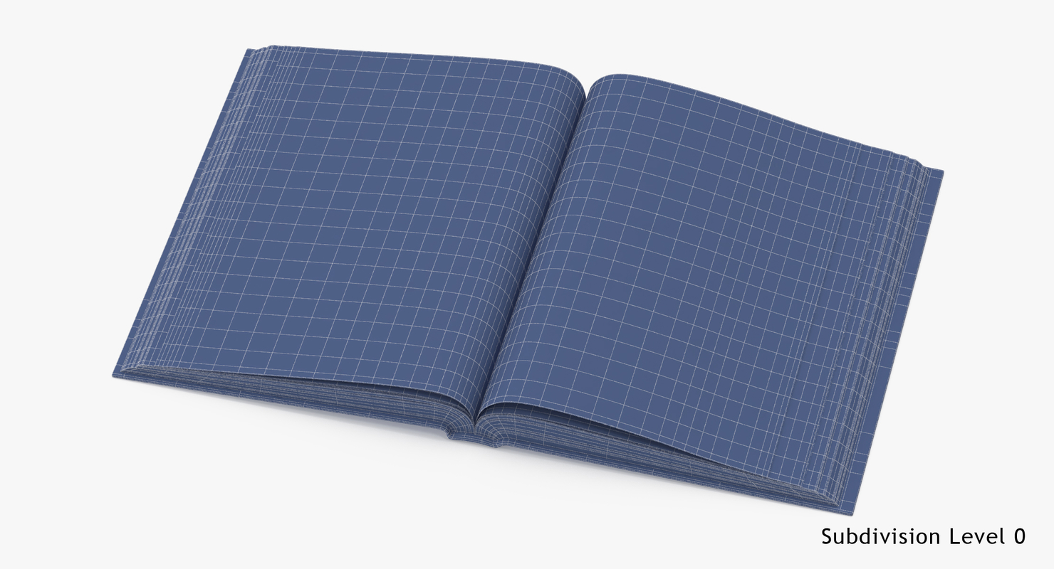 classic book 04 open 3d max