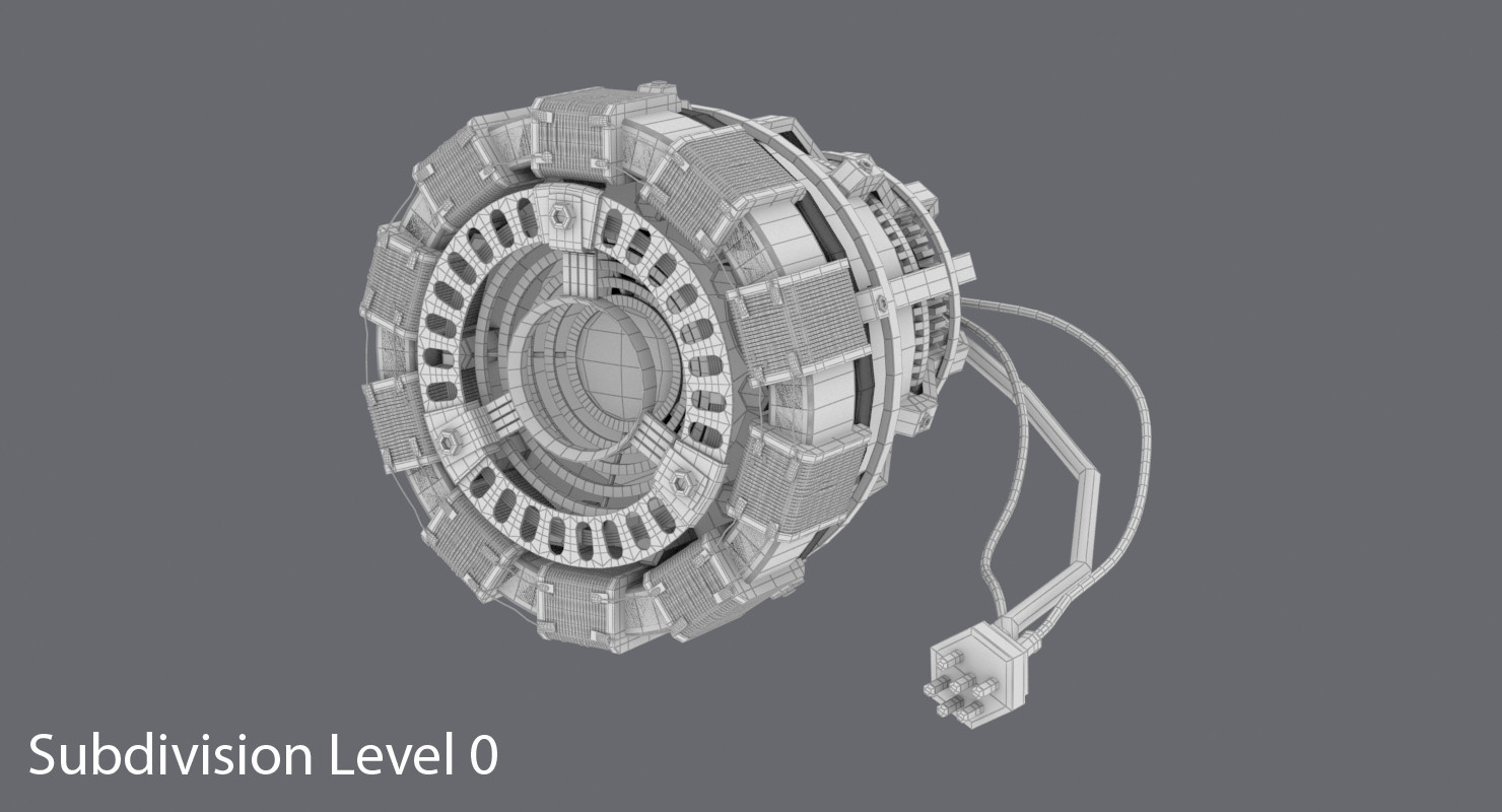 3d model arc reactor