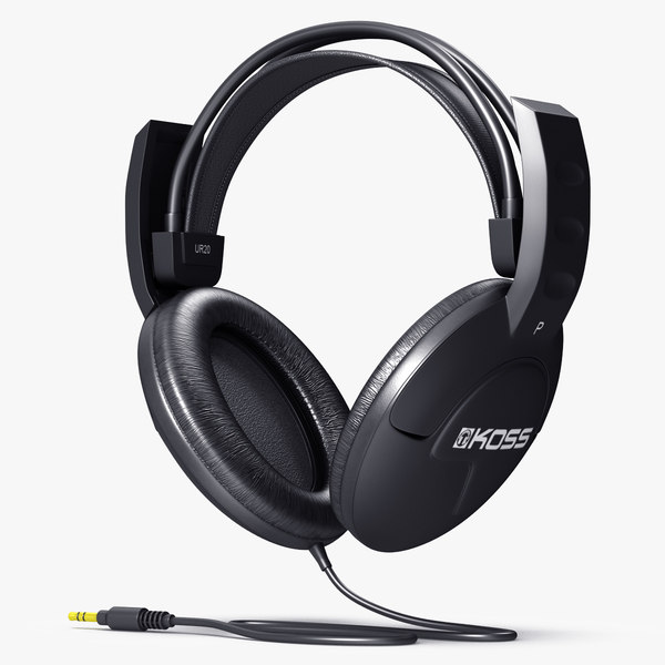 koss headphones 3d model