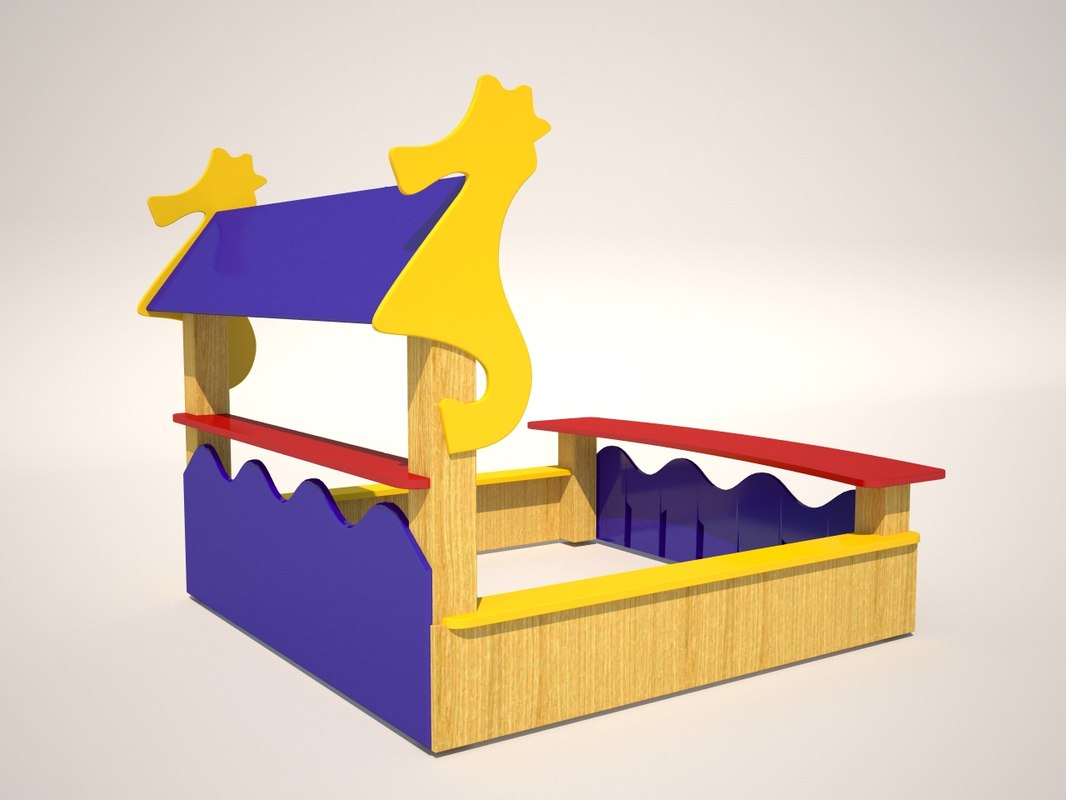 sandbox 3d obj