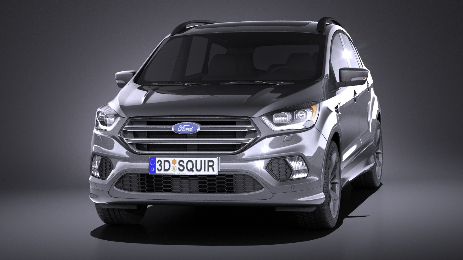 kuga 2017 3d model