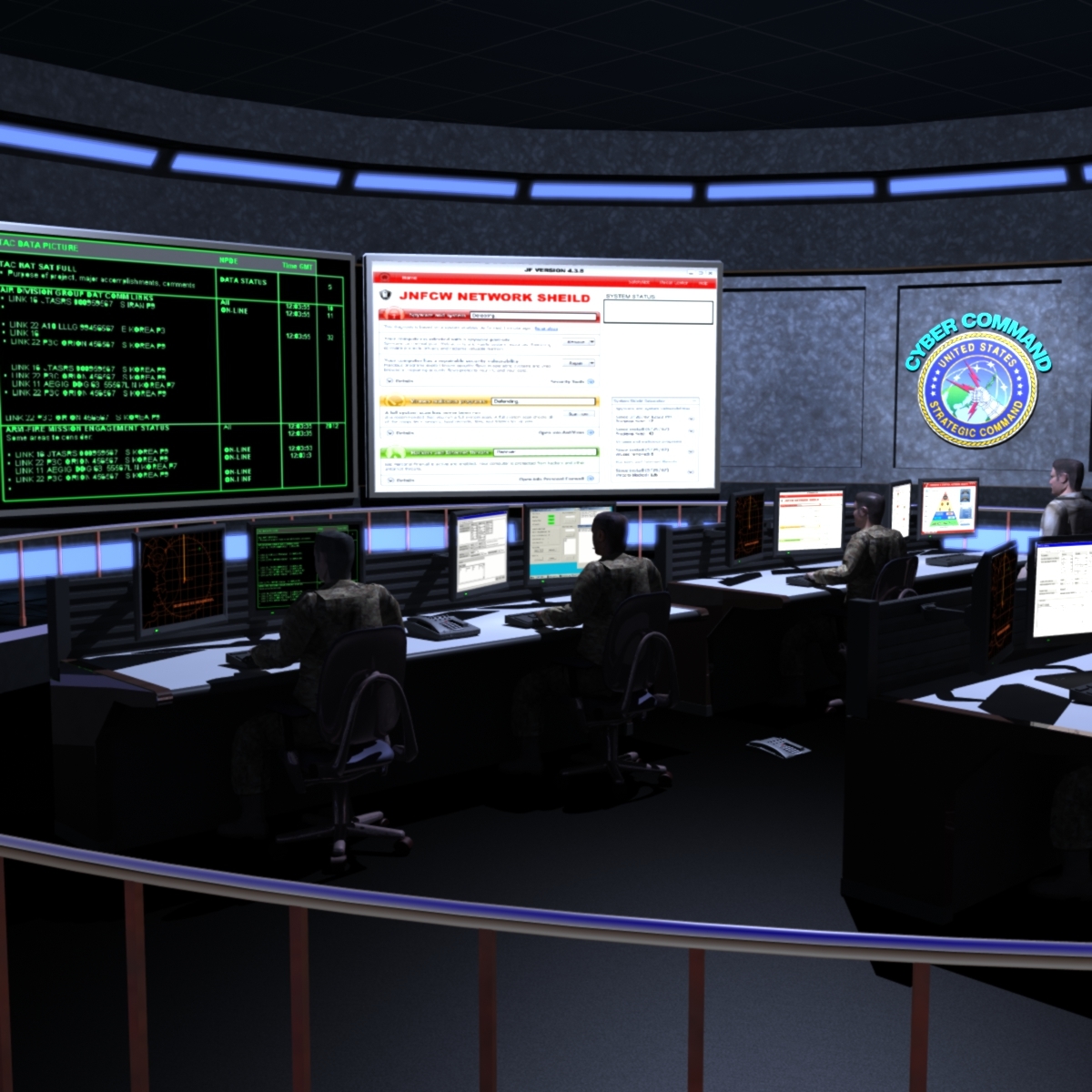 lwo cyber war room command