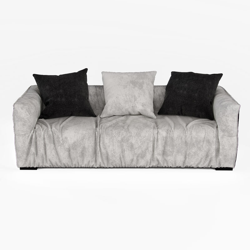 3d model living cheese sofa