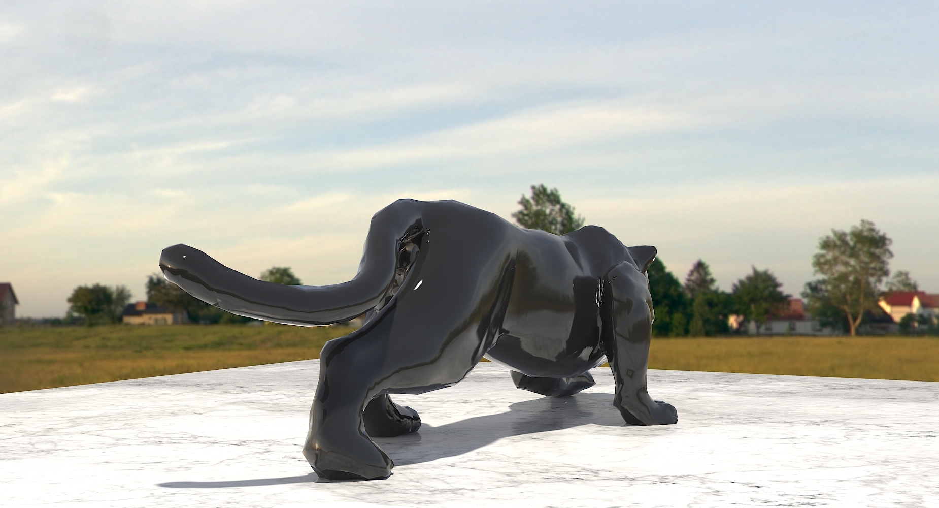 3d model decorate sculpture animal 4