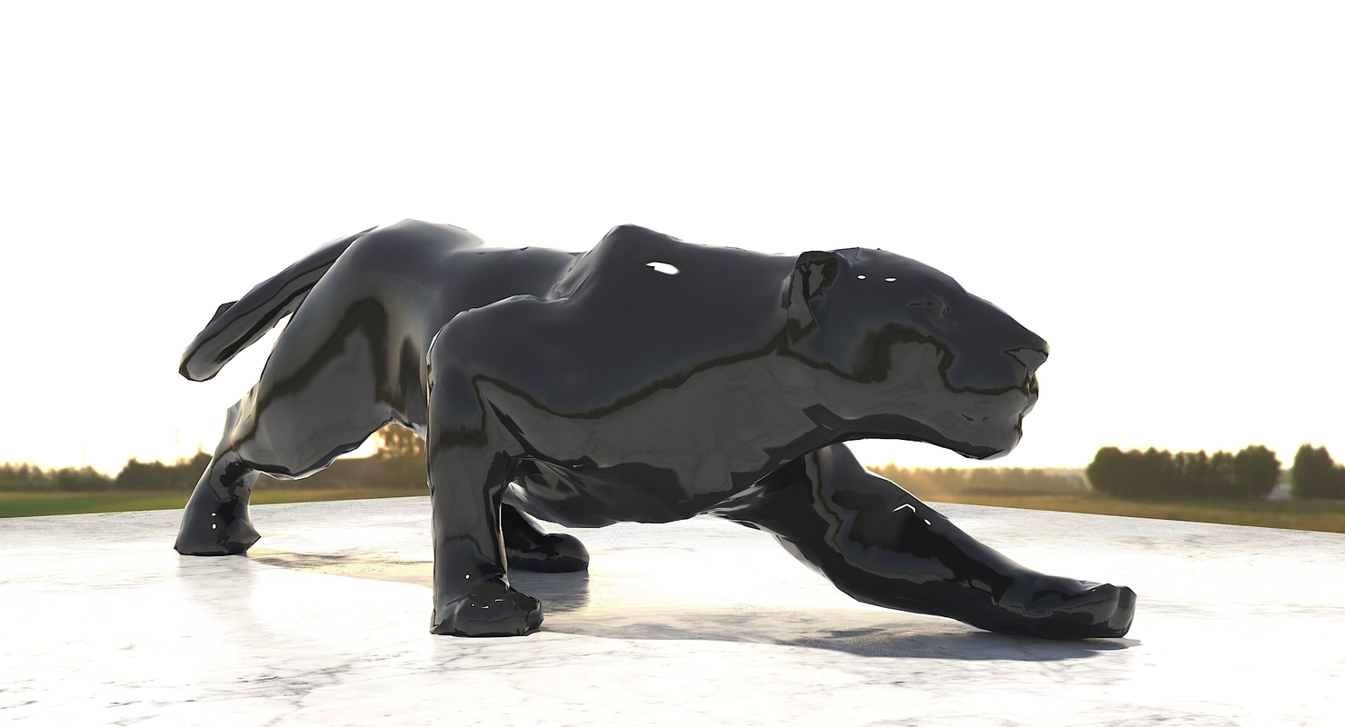 3d model decorate sculpture animal 4