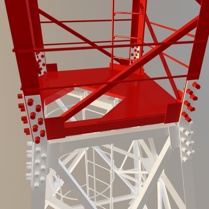 mast 3d model