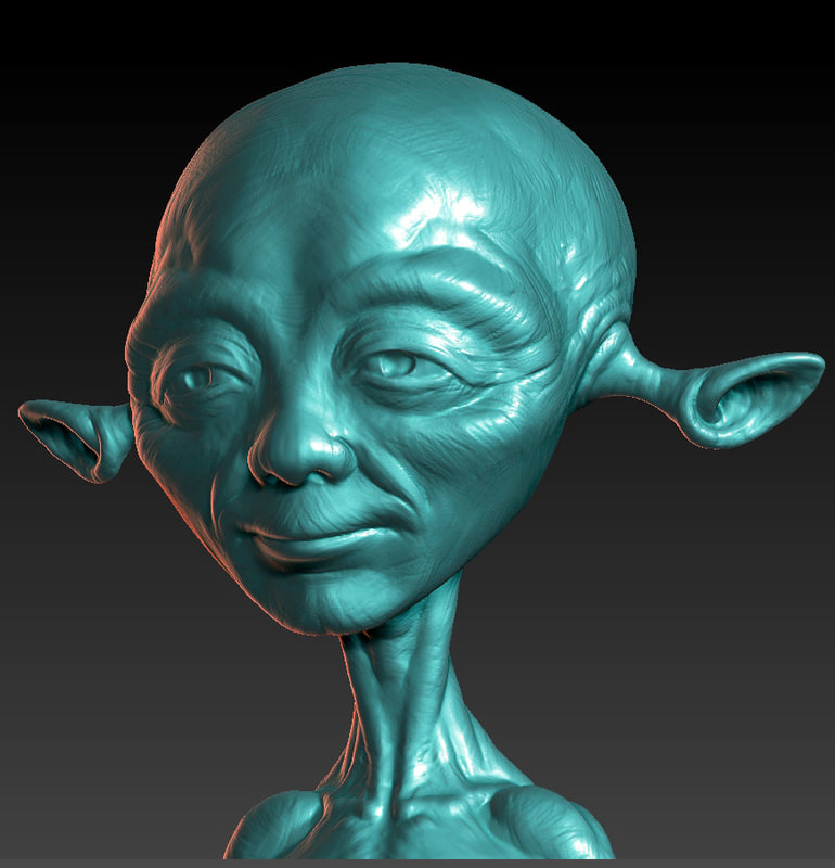 little alien obj