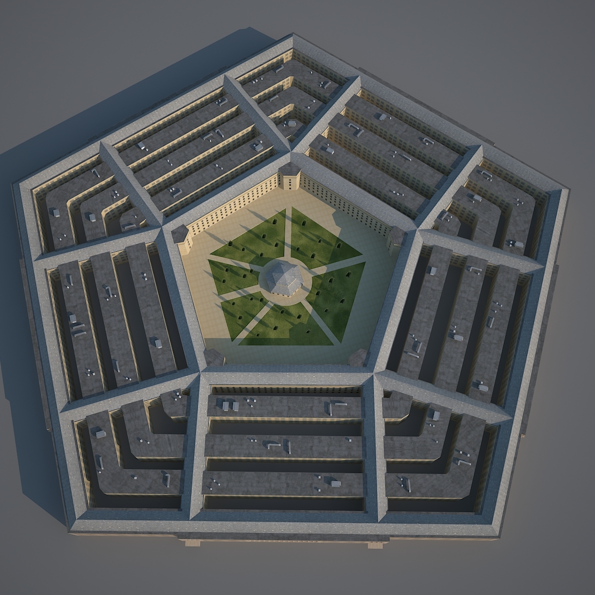 modelo 3d El Pentagono - TurboSquid 1067331