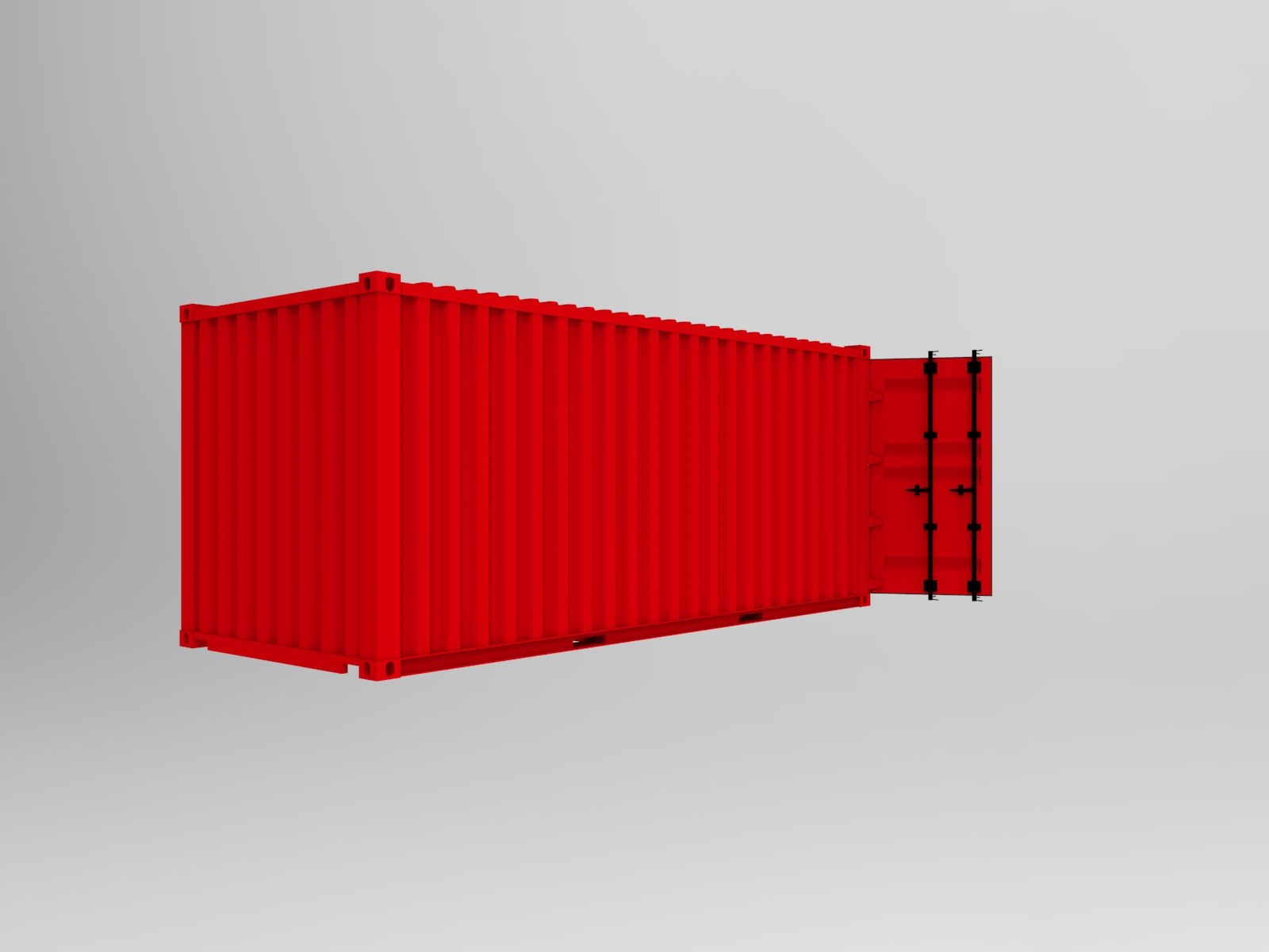 3d model of container