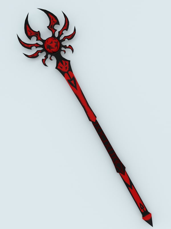 3d staff fantasy