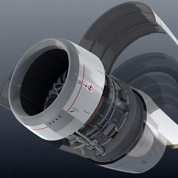 modelo 3d Jet Engine HD Full - TurboSquid 1067451