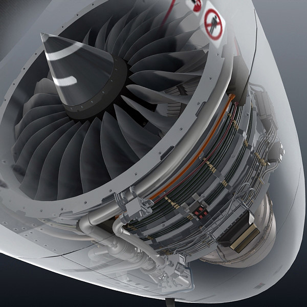 Jet Engine HD Full3D模型 - TurboSquid 1067451