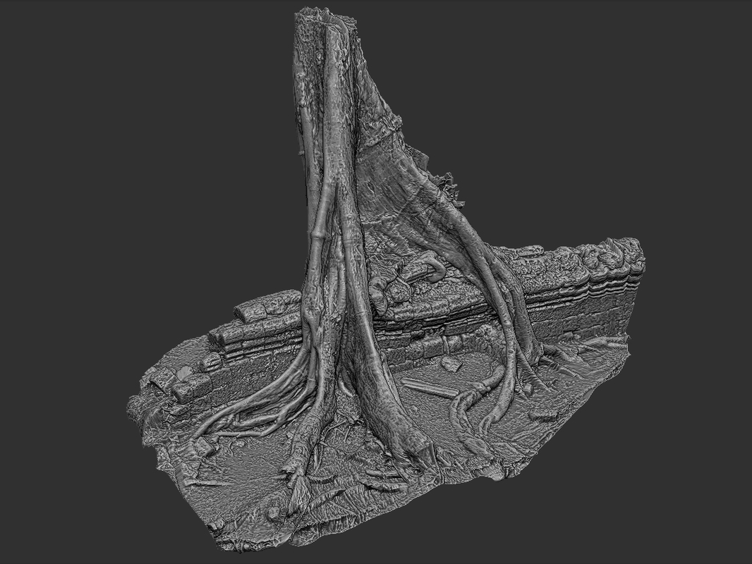 jungle tree ultra hd 3d model