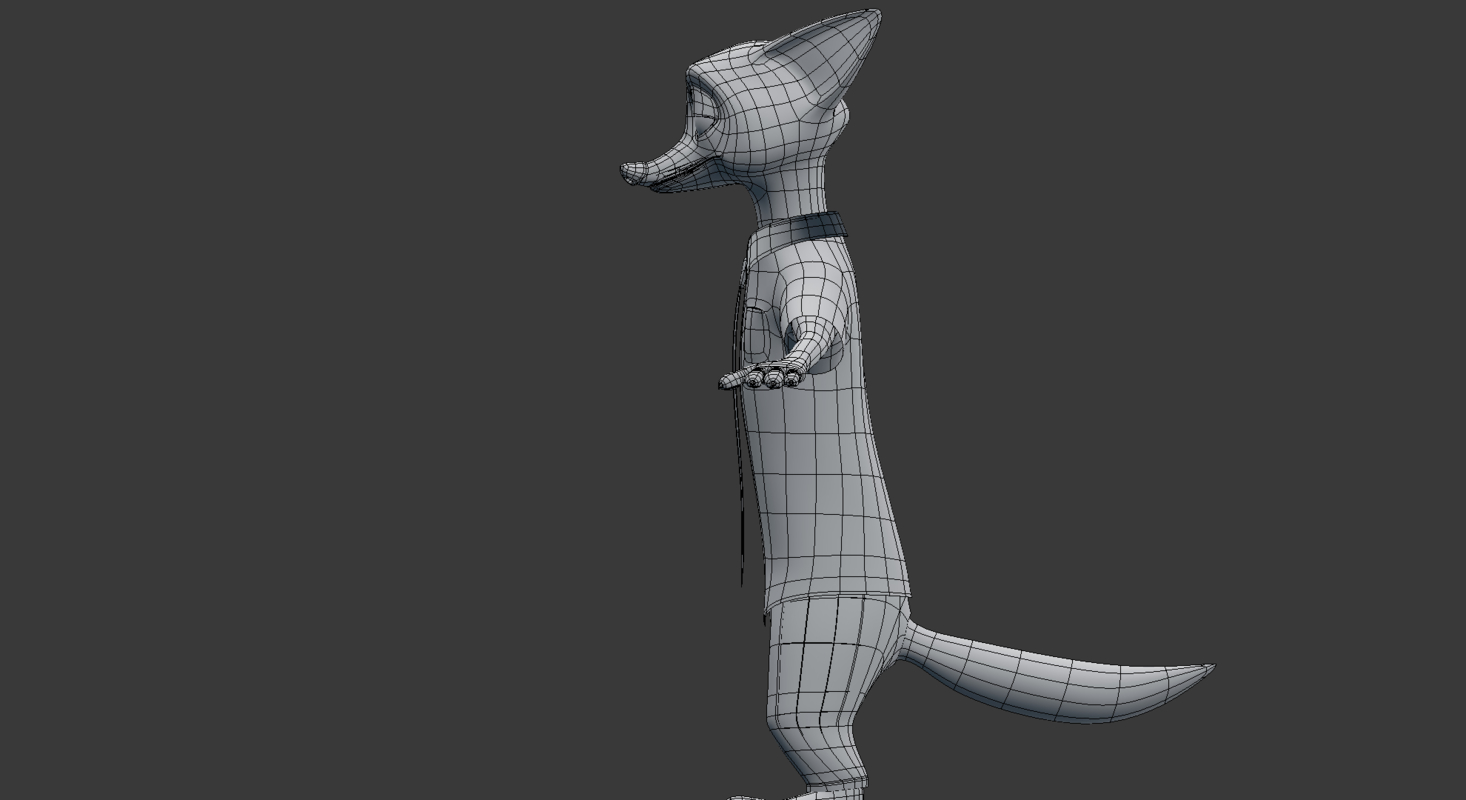 3d character nick wilde zootopia model