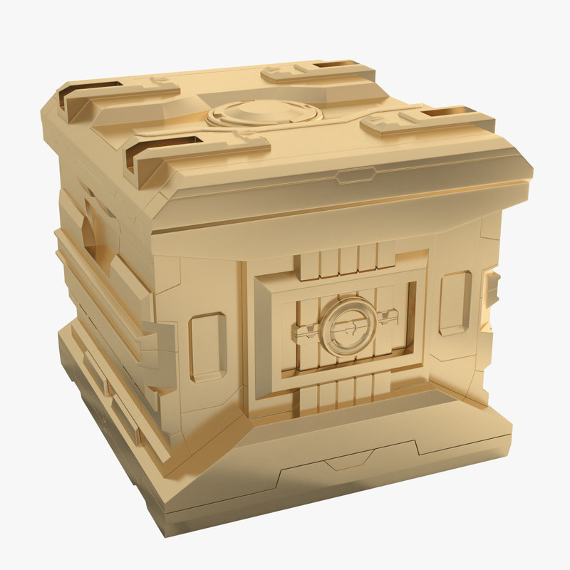 3d model box sci fi