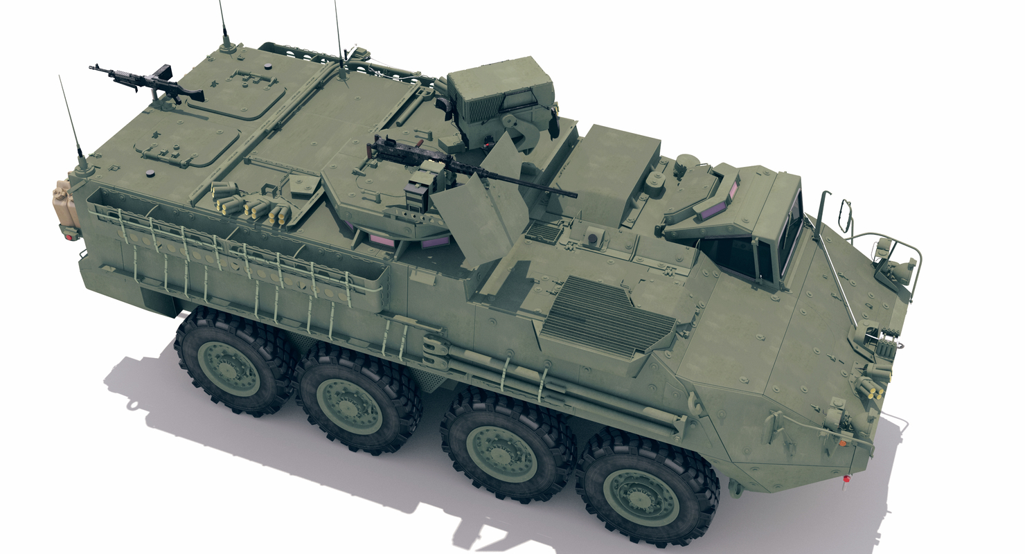 3d m1127 reconnaissance vehicle model