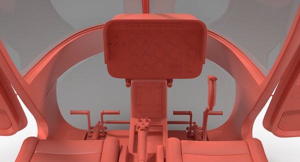 bell 206 jetranger 3d model