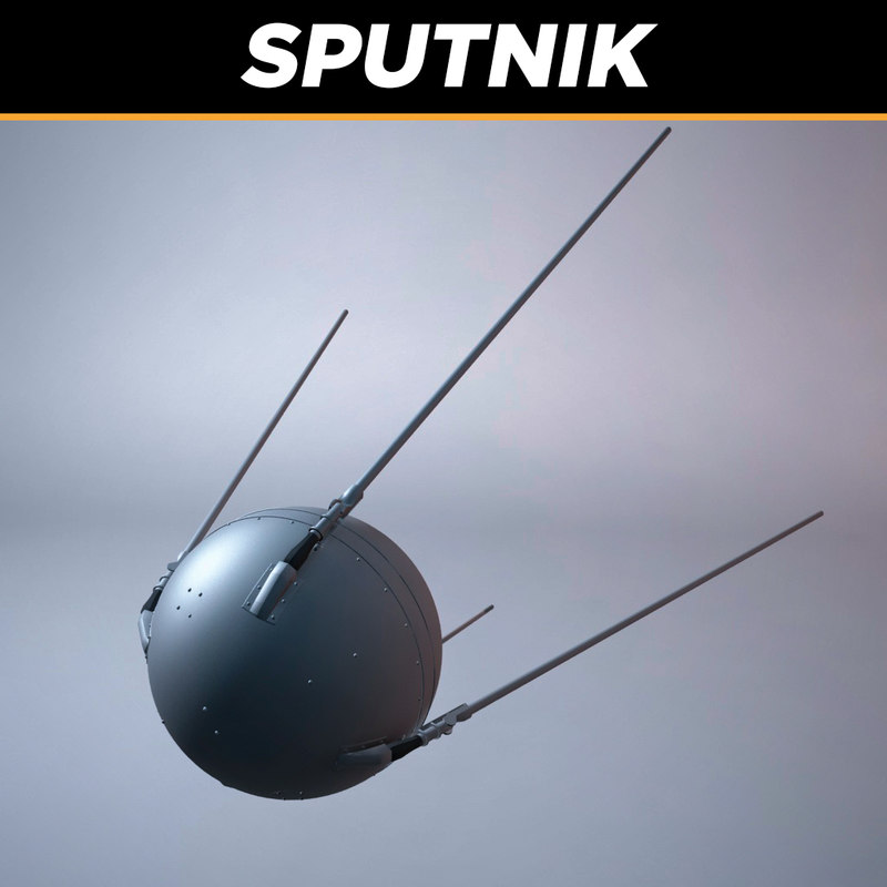 sputnik 3d model