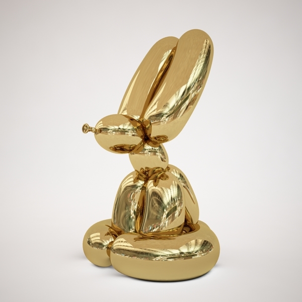 obj jeff koons balloon rabbit