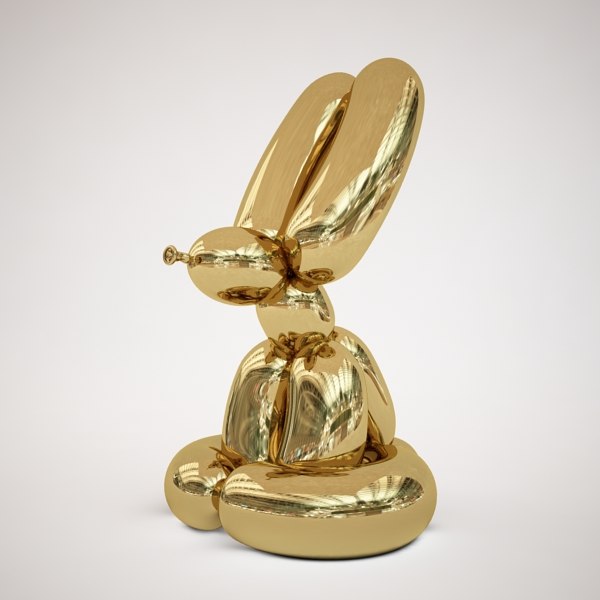 obj jeff koons balloon rabbit