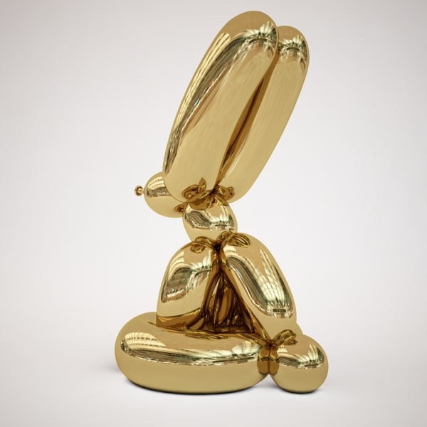 obj jeff koons balloon rabbit