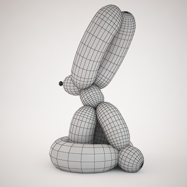 obj jeff koons balloon rabbit