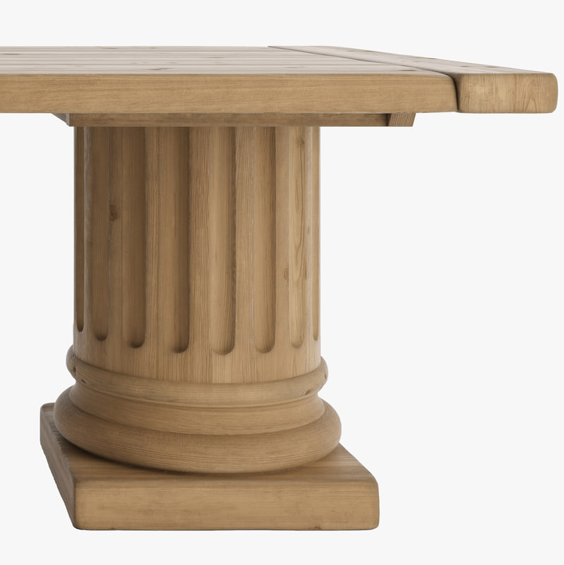 3d model of columns tables salvaged