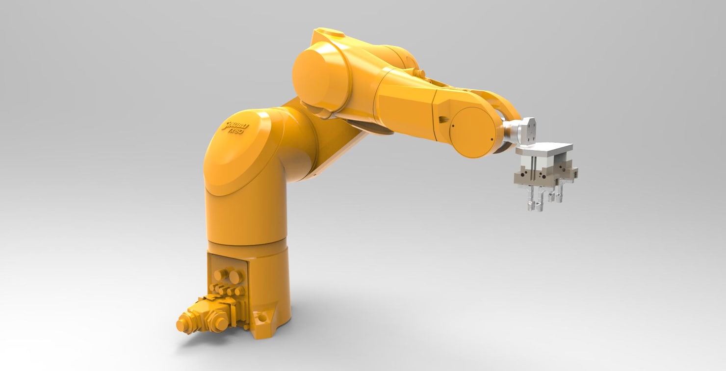 3d model robot arm