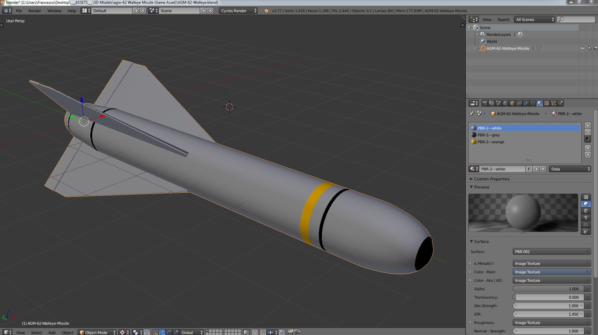 agm-62 walleye missile max