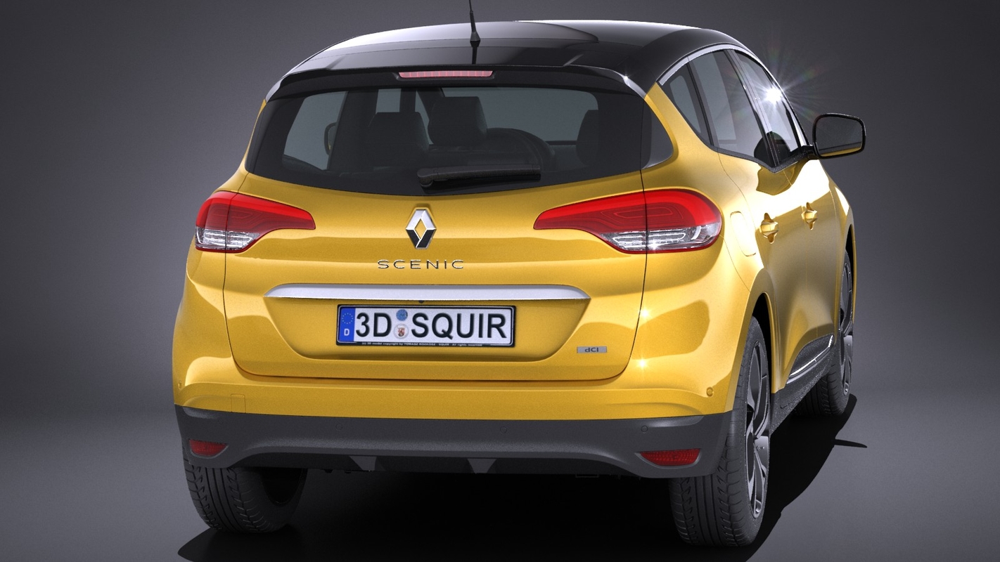 3d renault scenic 2017