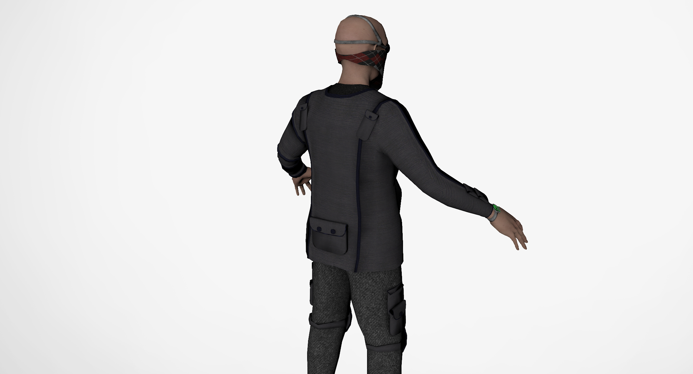 3d model scavenger thug