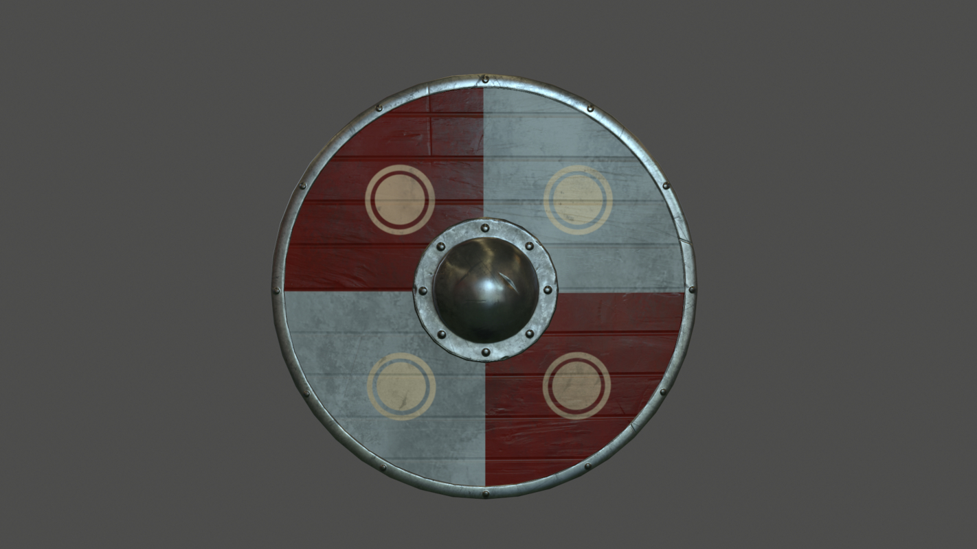 3d max circular shield