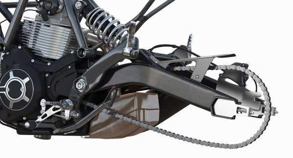 3d motorcycle engine frame model
