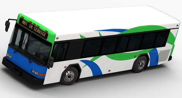 2015 gillig floor bus 3d model