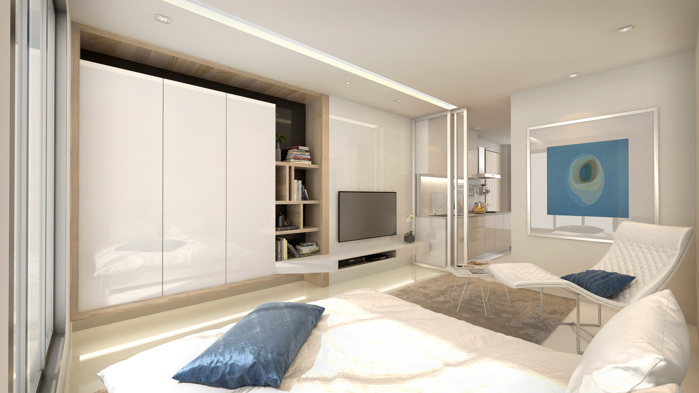 studio room 3d model