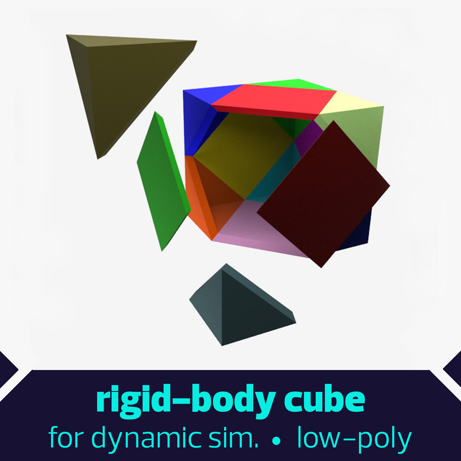 cube rigid body dxf free