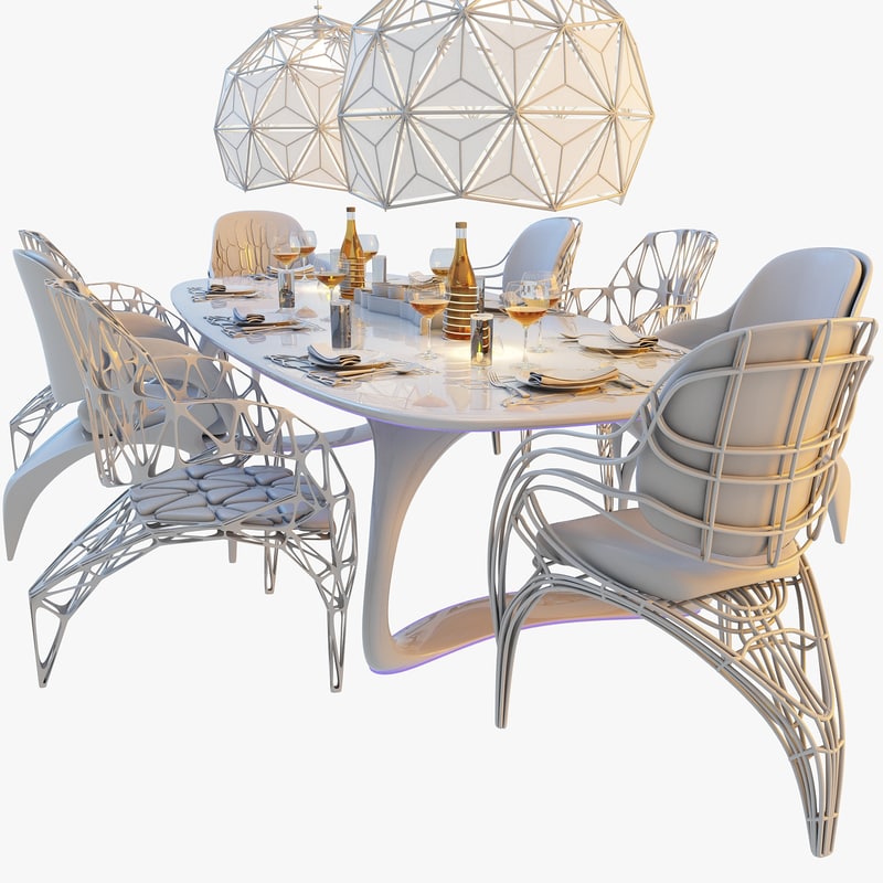 max futuristic dining table