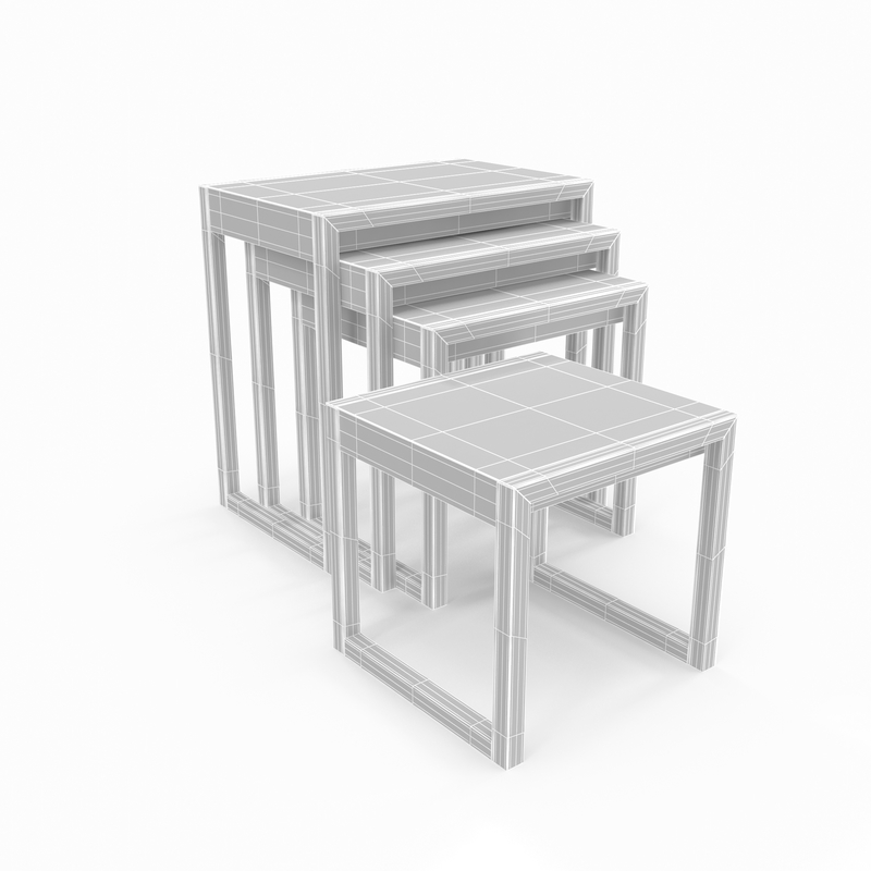 3d model albers nesting tables