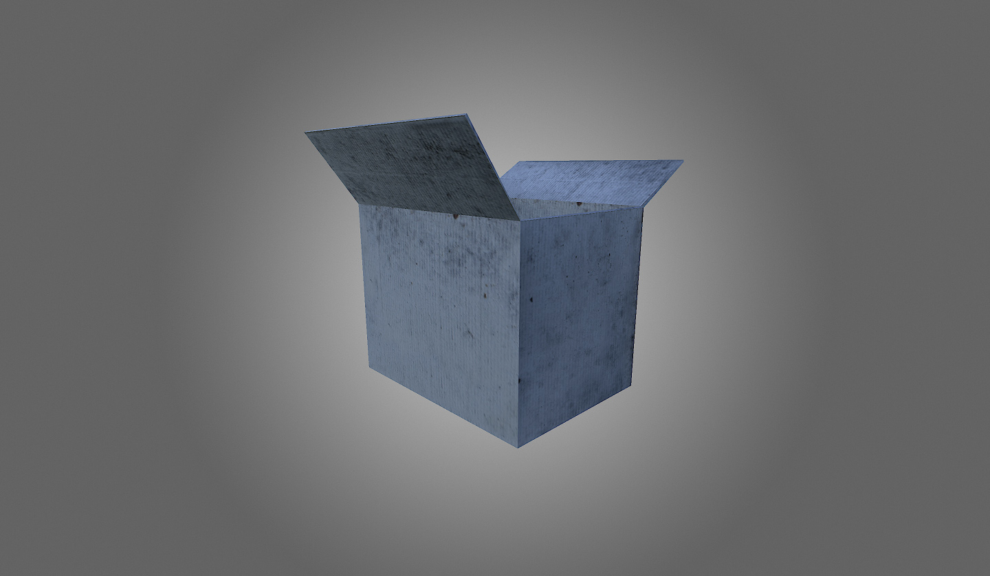 3d pack boxes model