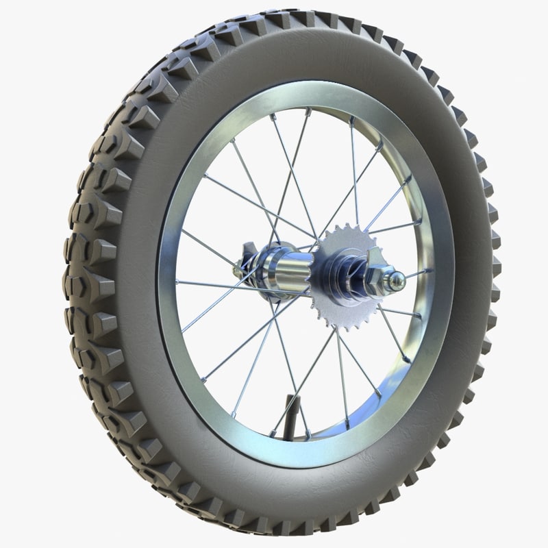 3d model bike wheel