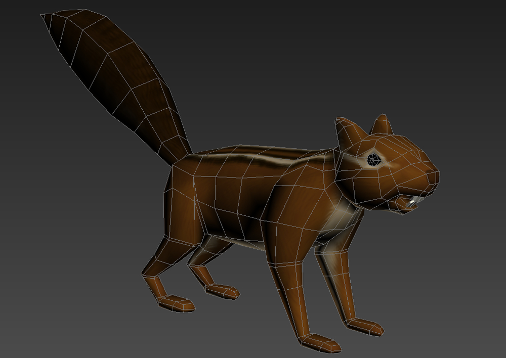squirrel 3d model