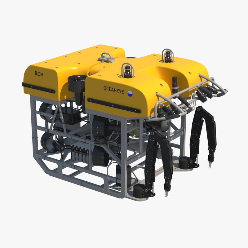 Veículo submarino operado remotamente ROV 1 Modelo 3D - TurboSquid 1070010