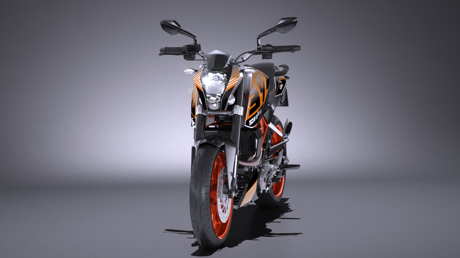 3d ktm duke 390 model