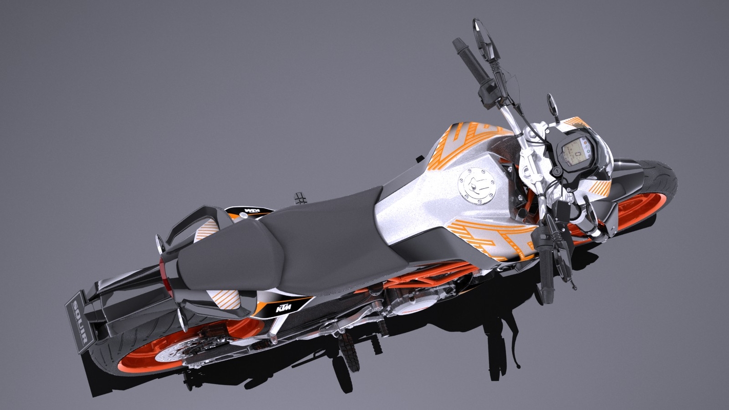 3d ktm duke 390 model