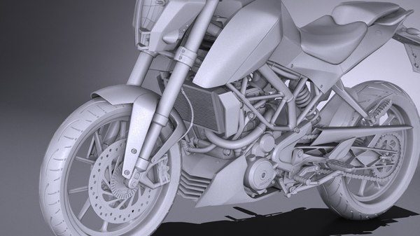 3d ktm duke 390 model