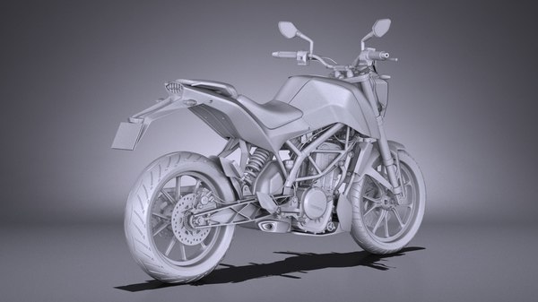 3d ktm duke 390 model