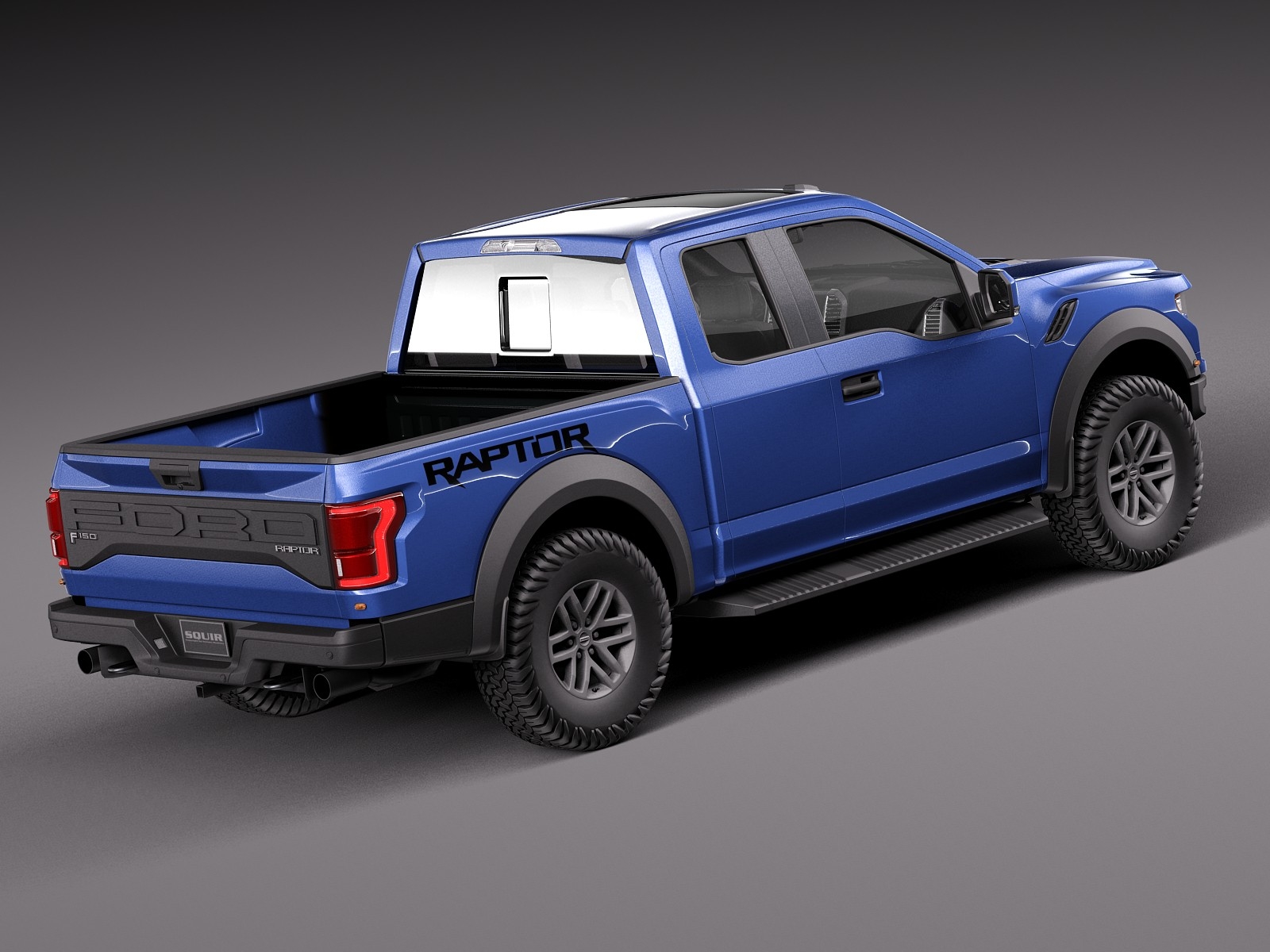 3d 2017 f-150 raptor