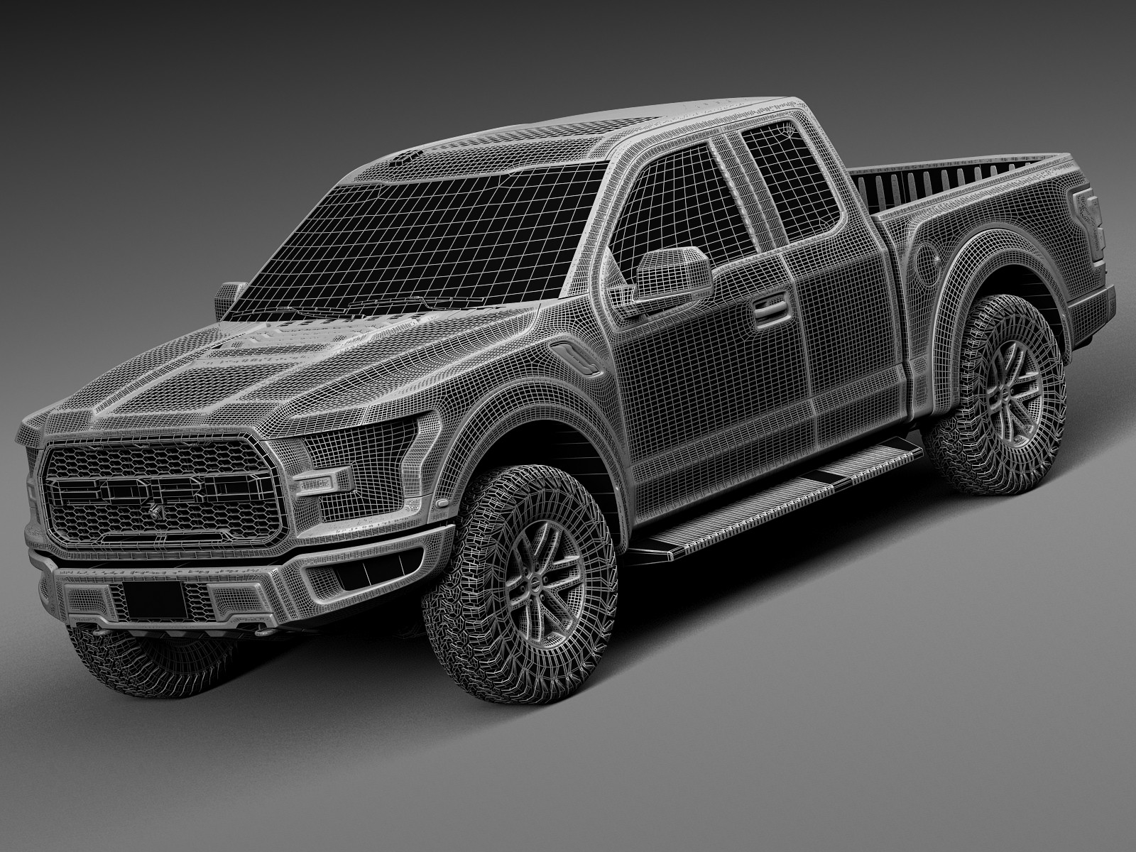 3d 2017 f-150 raptor